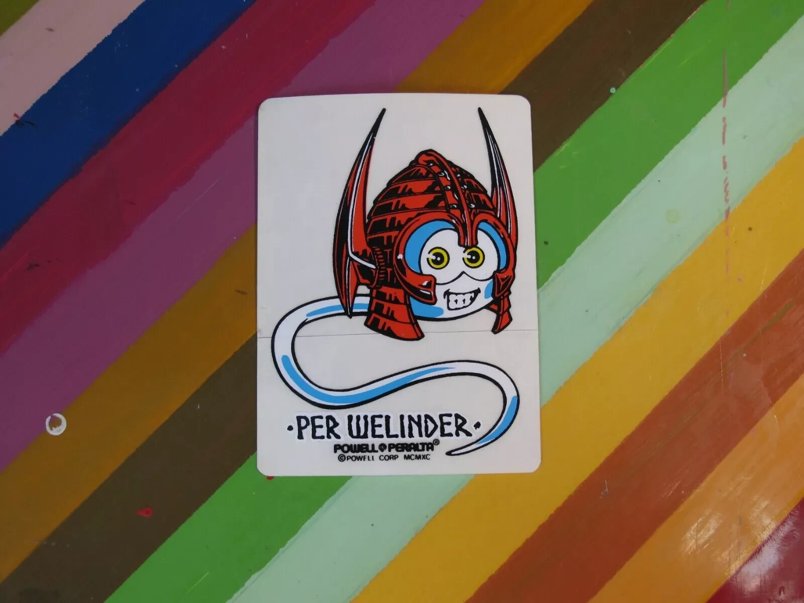 vtg 1980s Powell Peralta skateboard sticker Per Welinder Sperm | eBay