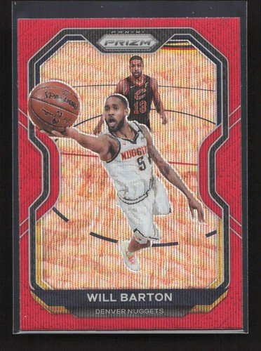 2020-21 Panini Prizm Ruby Wave Prizm Will Barton #79 Denver Nuggets | eBay