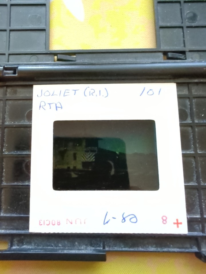 Original Slide Regional Transit Authority RTA 101 EMD F40 Joliet ILL 6 ...