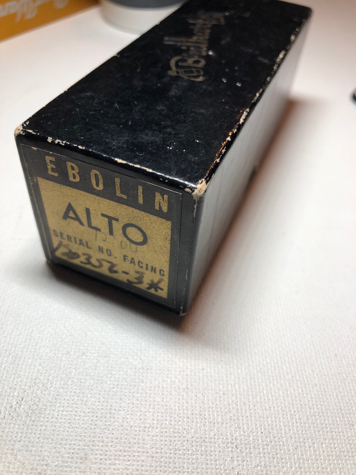 Vintage Brilhart Ebolin 3* Alto Sax Mouthpiece .075” With Matching Box ...