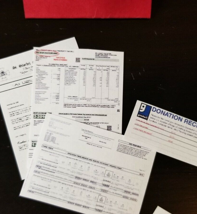 1/6 SCALE Mini TAXES Federal + State, (NY) 2 File Folders + 19 ...