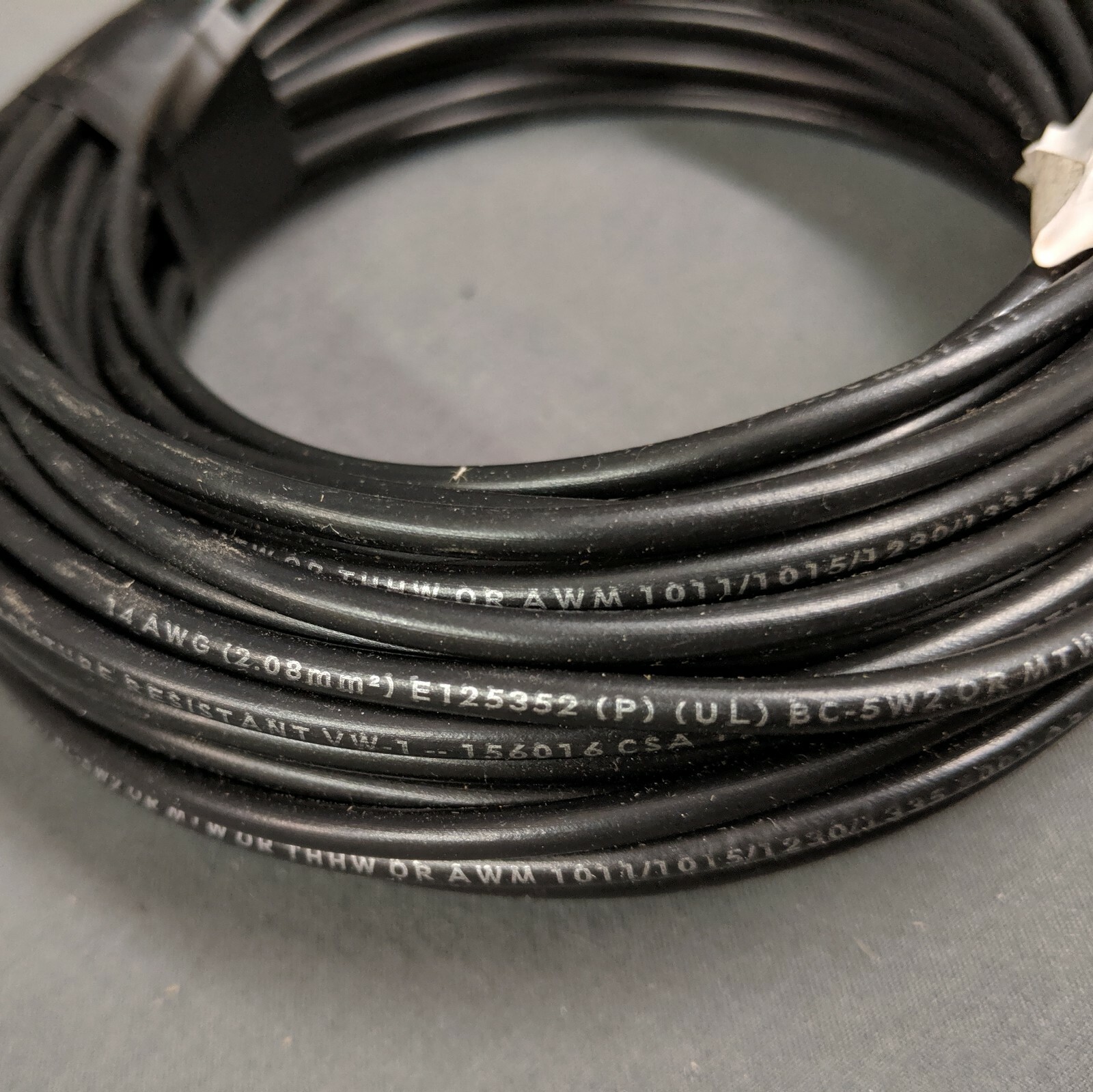 50' - 14 AWG Gauge Wire Black Copper Water Resistant | eBay