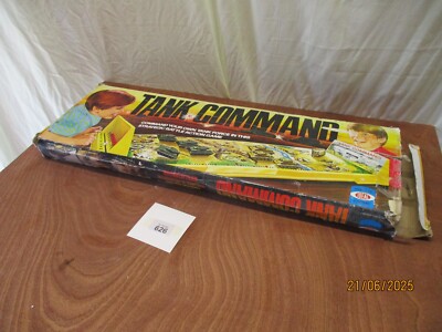 Tank Command Battle action Board Game for 2 Ideal 1975 Military Toy ...