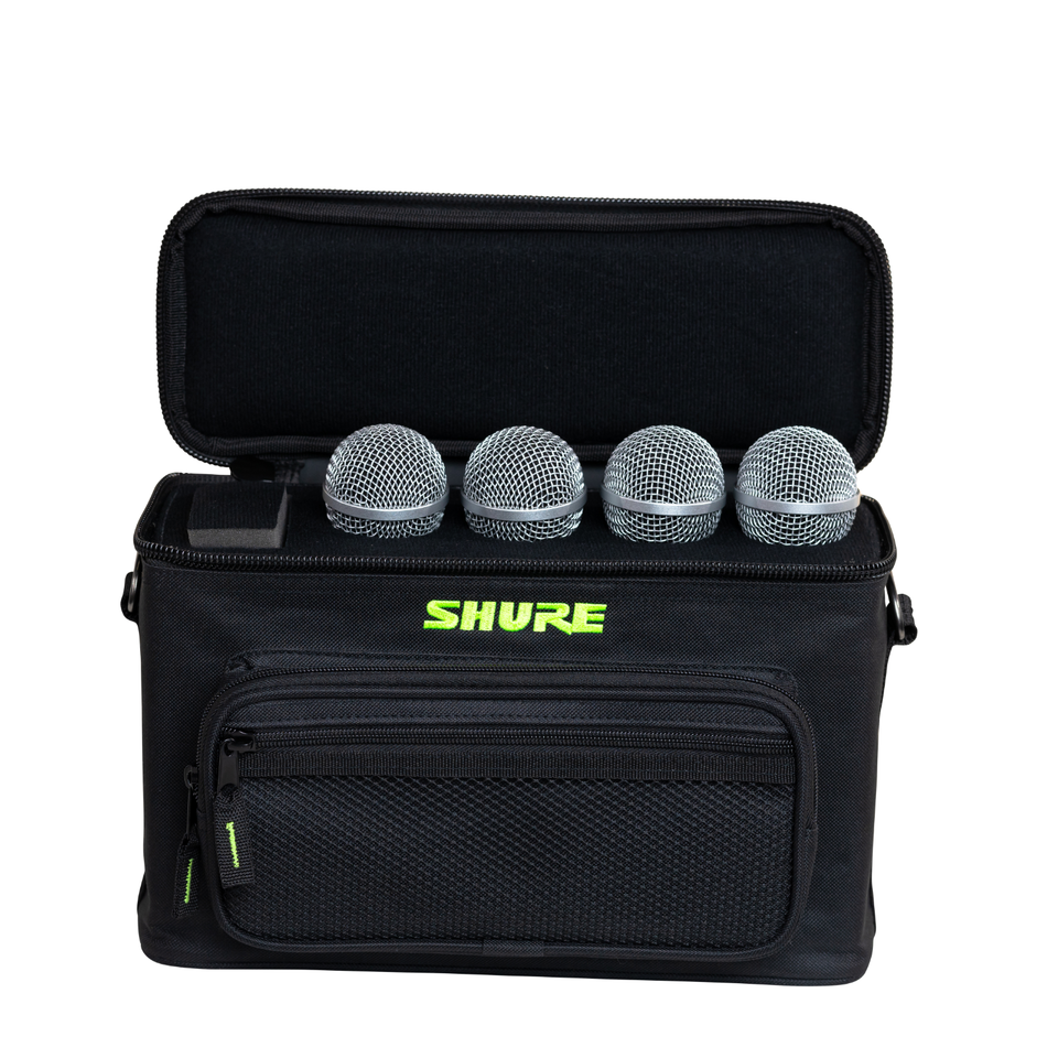 Shure by Gator Padded Microphone Bag that Holds Up to 4 Mics; (SH ...