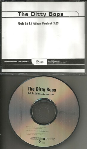 THE DITTY BOPS Ooh la la ULTRA RARE 2004 PROMO radio DJ CD single USA ...