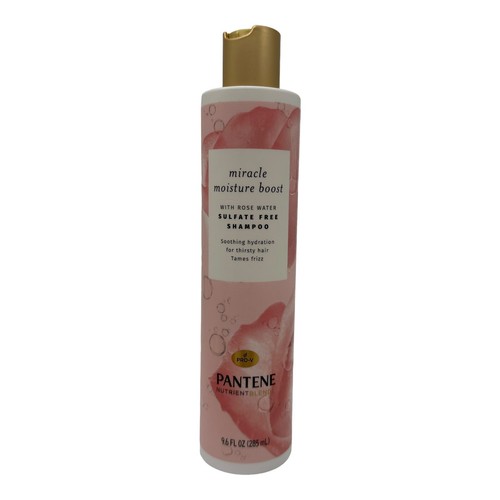 Pantene Nutrient Blends Miracle Moisture Boost Rose Water Shampoo ...