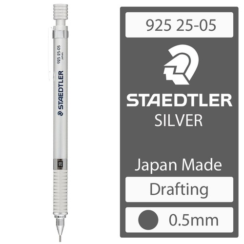 STAEDTLER 925 25 Drafting Mechanical Pencil 0.3/0.5/0.7/0.9/1.3/2.0mm ...