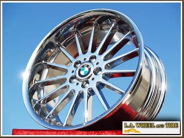SET OF 4 NEW CHROME 20" BMW 745I 745LI 750I 750LI 760I 760LI WHEELS ...