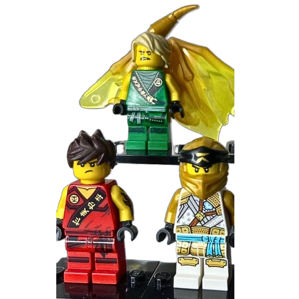 LEGO Ninjago Minifigure Golden Dragon Ninja FS Lloyd FS Jay FS Zane Kai ...