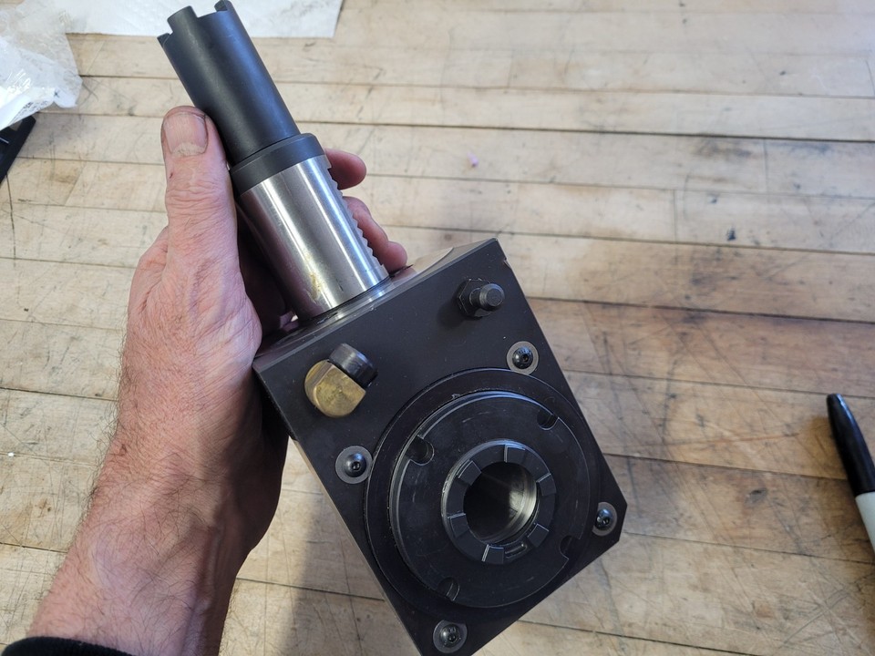 PARLEC 90 DEGREE LIVE TOOL HOLDER, VDI40, ER32, FOR HAAS LATHES, 59 ...