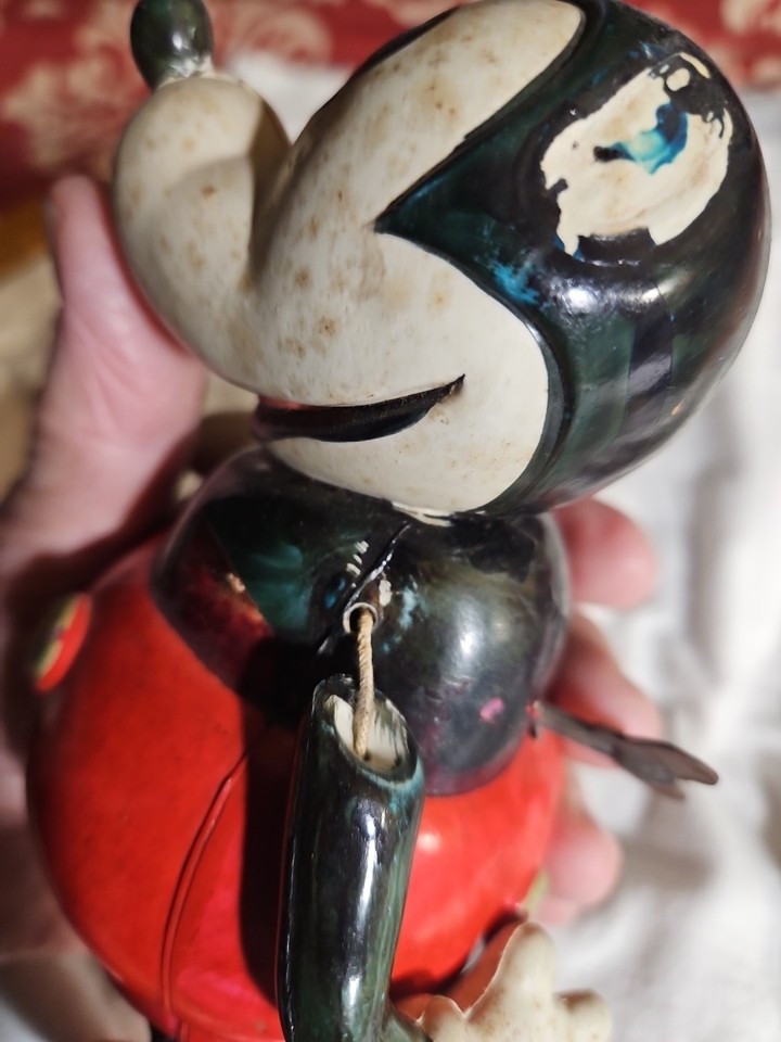 Antique 1930s Celluloid Rambling Mickey Mouse Wind Up ,No Ears Not ...