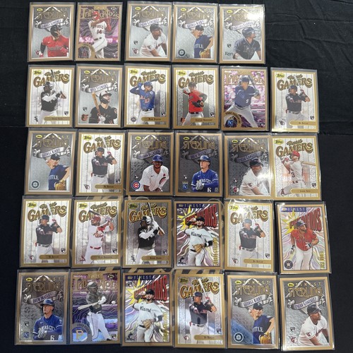 2023 Topps Finest Flashback Baseball 29 Card Lot Rookies Aranda ...