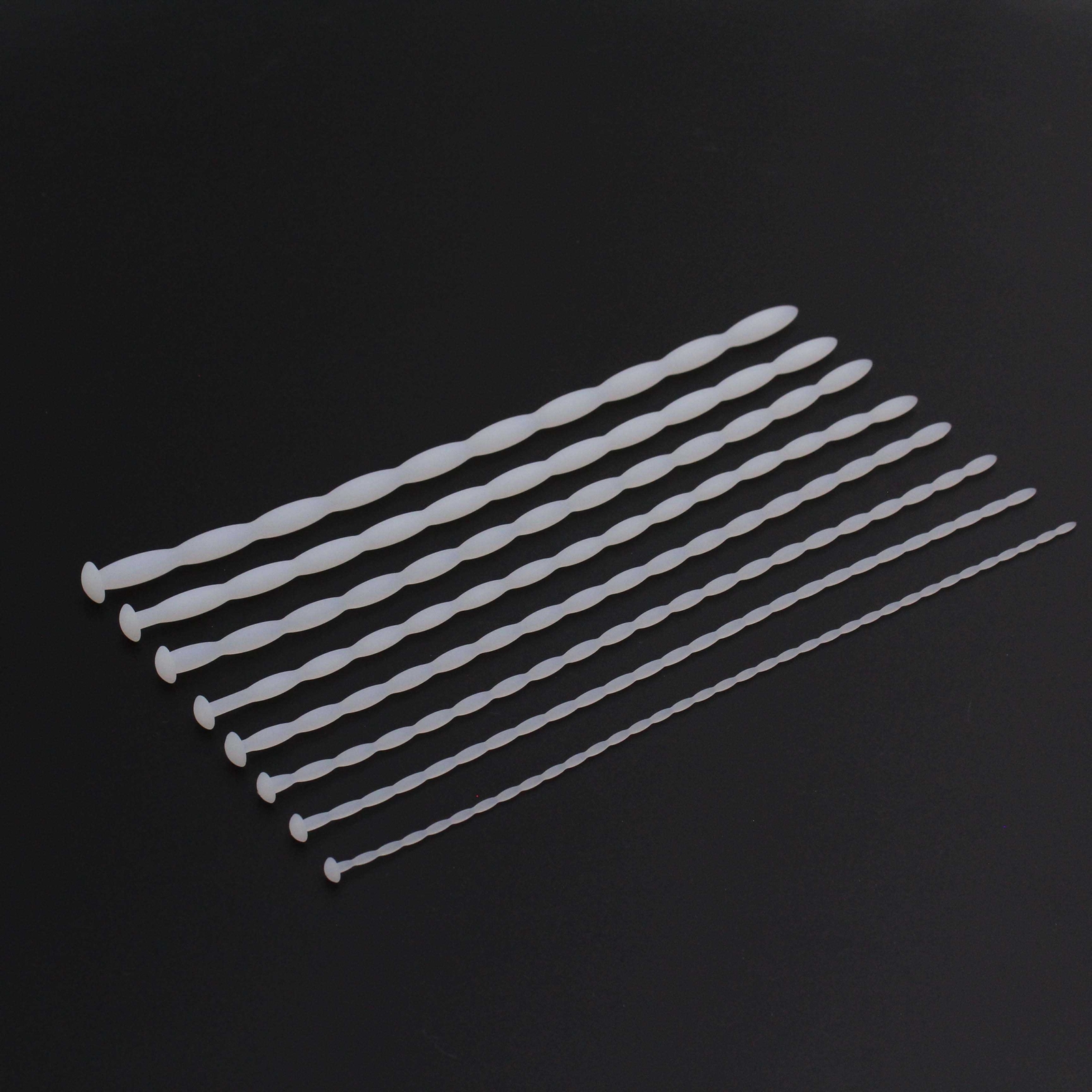 4PCS Silicone Urethral Beads Rod Plug Sounding Stretcher Sounds Dilator ...