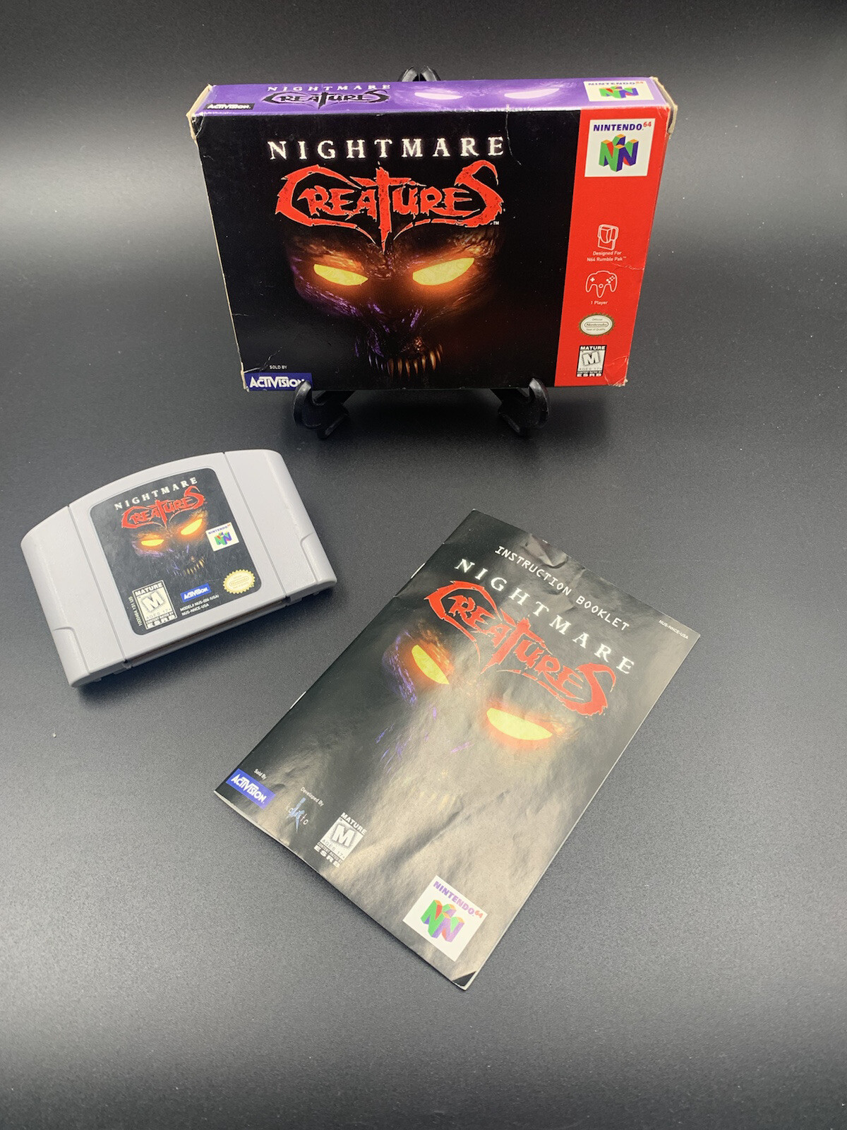 Nightmare Creatures (Nintendo 64, 1998) Tested! CIB! Authentic ...