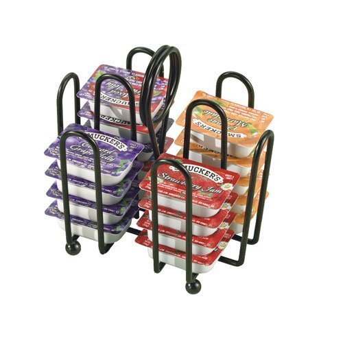 597cbk Steel Jelly Packet Rack Black Coated Finish 2inch By 11/2inch ...