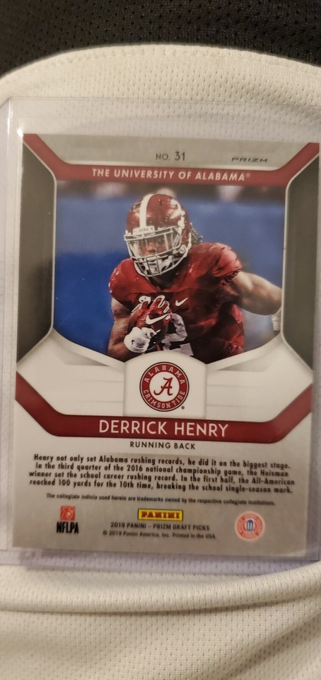 #336 Derrick Henry Draft Picks Pink Pulsar #31 | eBay
