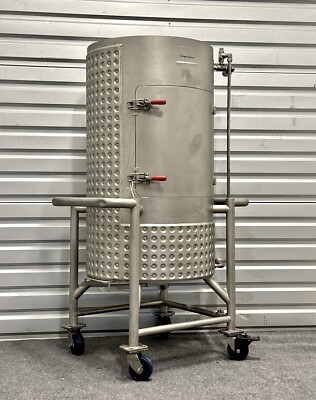 ATMI 560L Stainless Steel Dimple Jacketed Bag Holding Mixing Tank LT ...