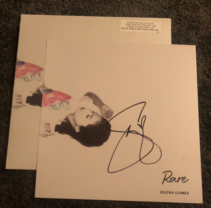 autographed rare cover litho + vinyl lp - selena gomez signed | eBay