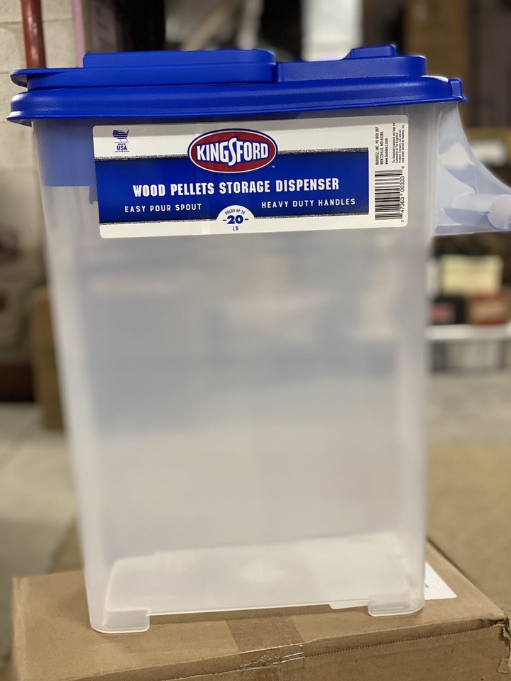 Buddeez 08301B-KPLT-DS Kingsford Wood Pellet Dispenser, 1 Count, 20 LB ...
