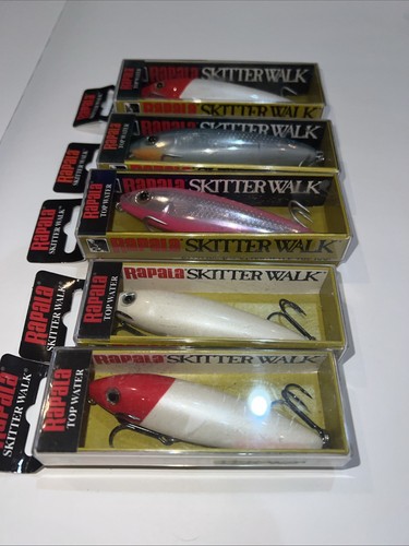 RAPALA SKITTER WALK’s=LOT OF 5- 2x SW-8, & 3x SSW-11 LURES, NIB | eBay