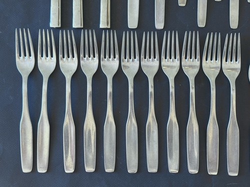 WMF Cromagran Germany 3600 Flatware Set Wagenfeld 31 Pcs | eBay