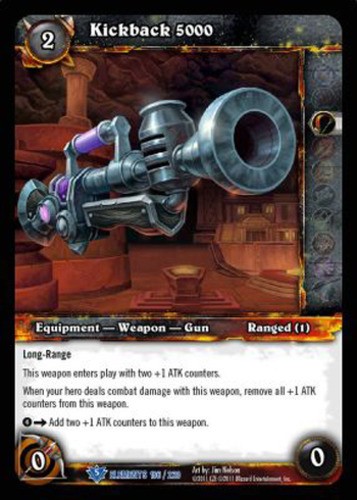 Light Play WoW TCG Kickback 5000 War of the Elements World of Warcraft ...