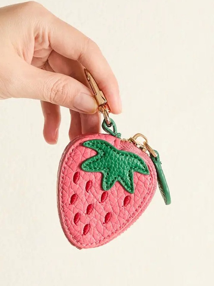 Wallet Key Chain Bag Pendant Gift Mini Pouch Coin Purse Strawberry ...