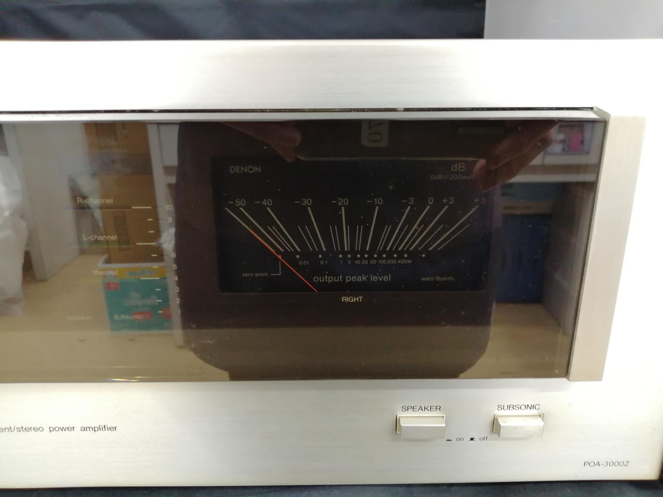 DENON POA-3000Z Precision Audio Component Stereo Power Amplifier 100V ...
