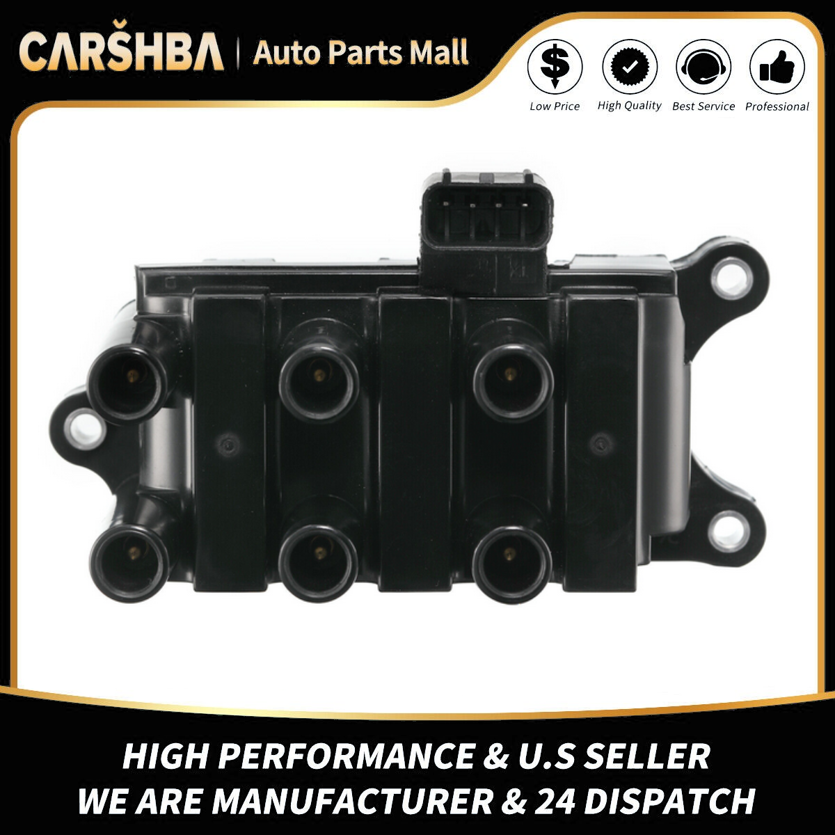 1--Premium Ignition Coil For Ford F-150 Ranger Mazda B3000 Mercury 4.2L ...