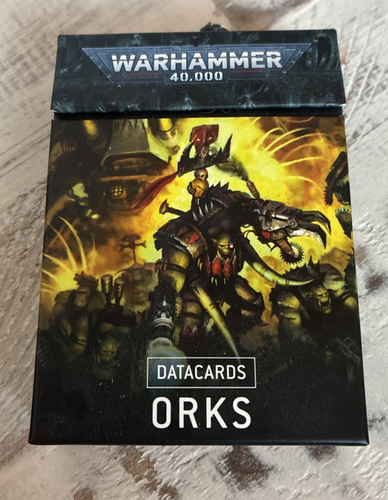 Warhammer 40K Orks 9th Edition Datacards | eBay