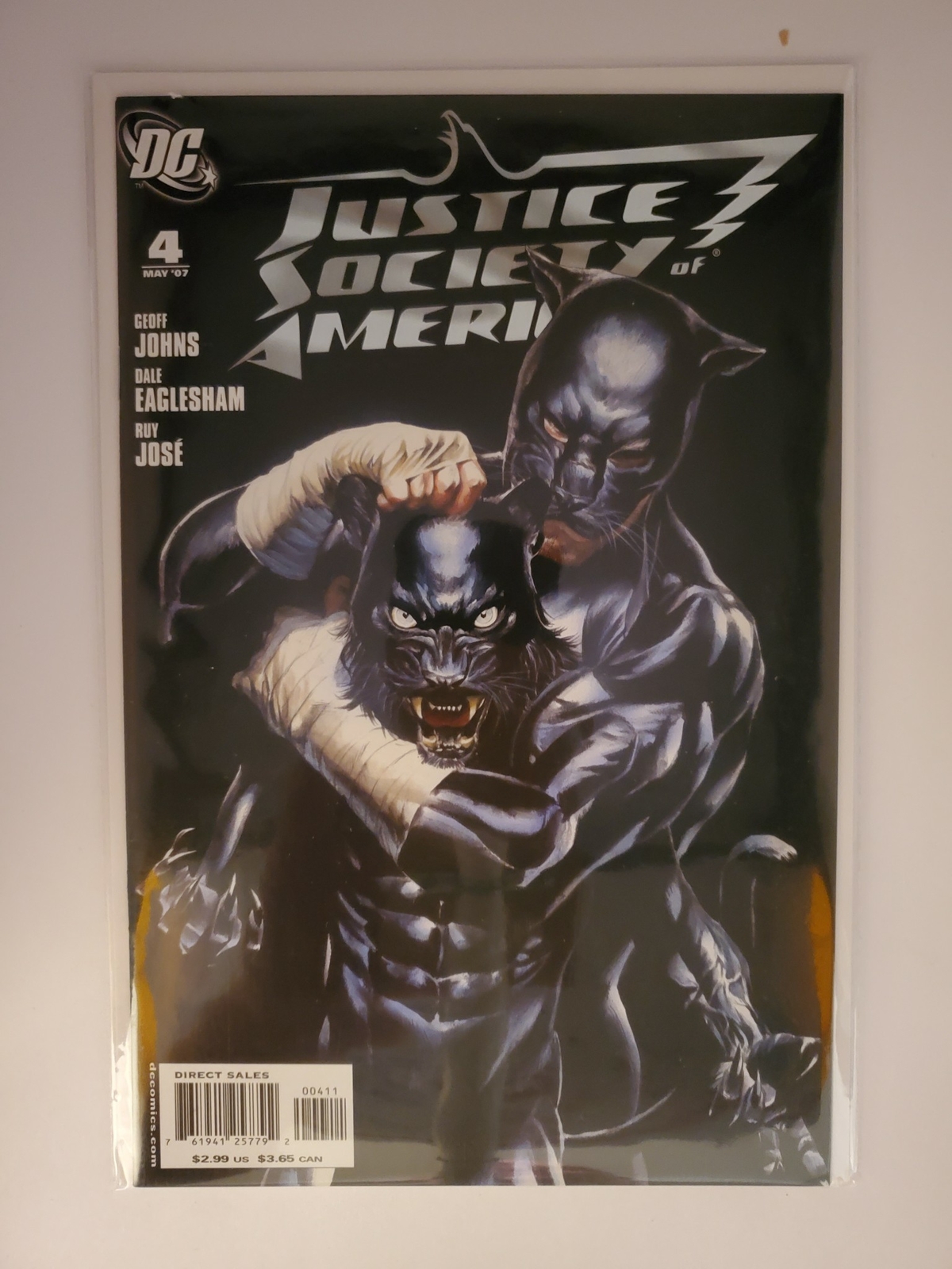 JUSTICE SOCIETY of AMERICA #4 (NM) 2007 ALEX ROSS COVER ART; WILDCAT ...