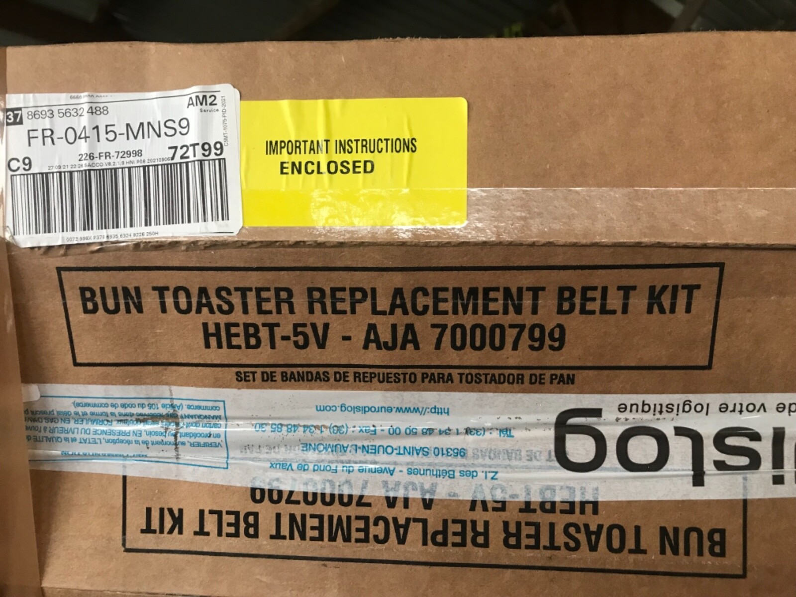 kit tapis de remplacement HEBT 5V AJA 7000799 grille pain Roundup | eBay