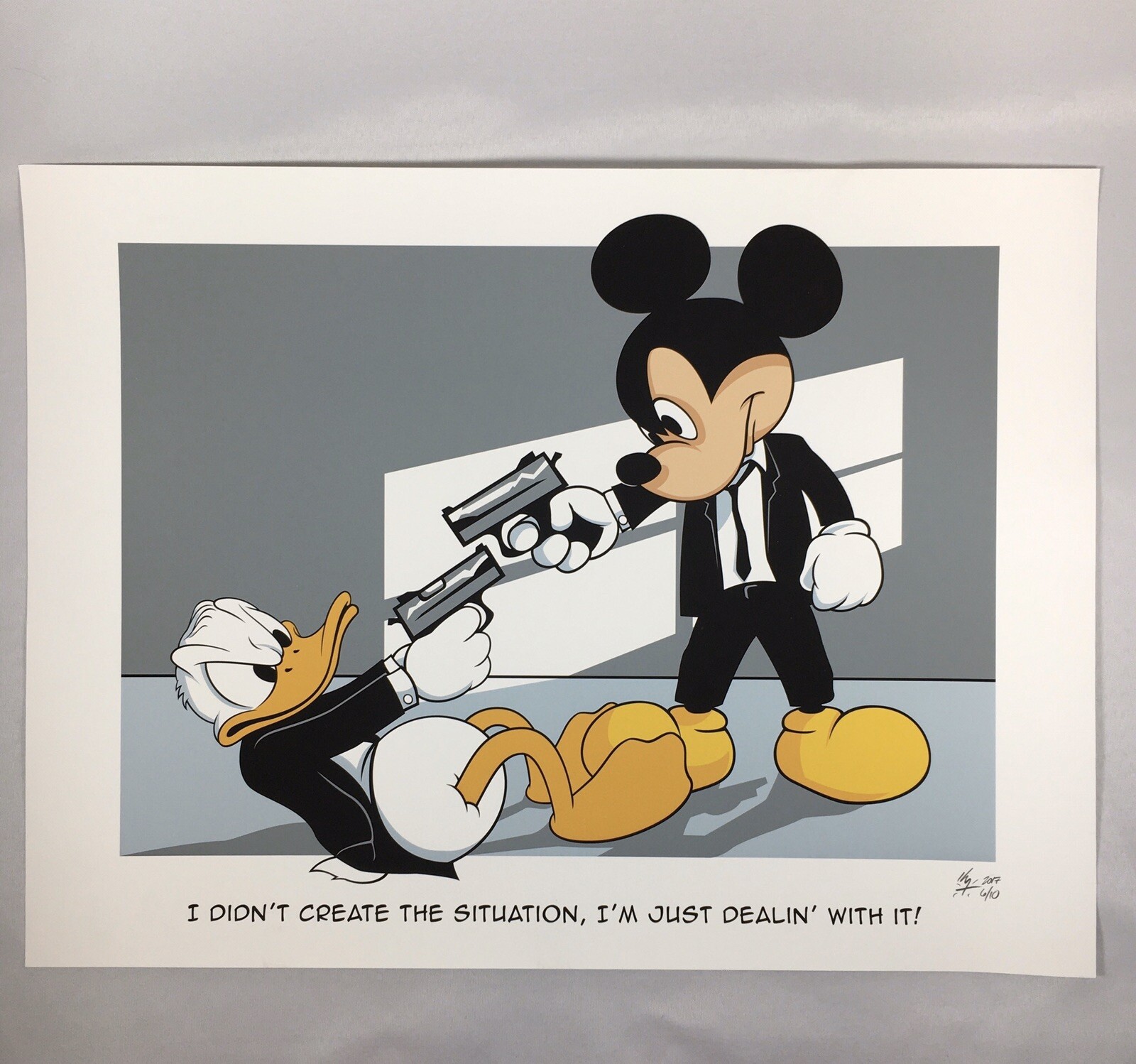 Mickey Mouse Gun Clipart