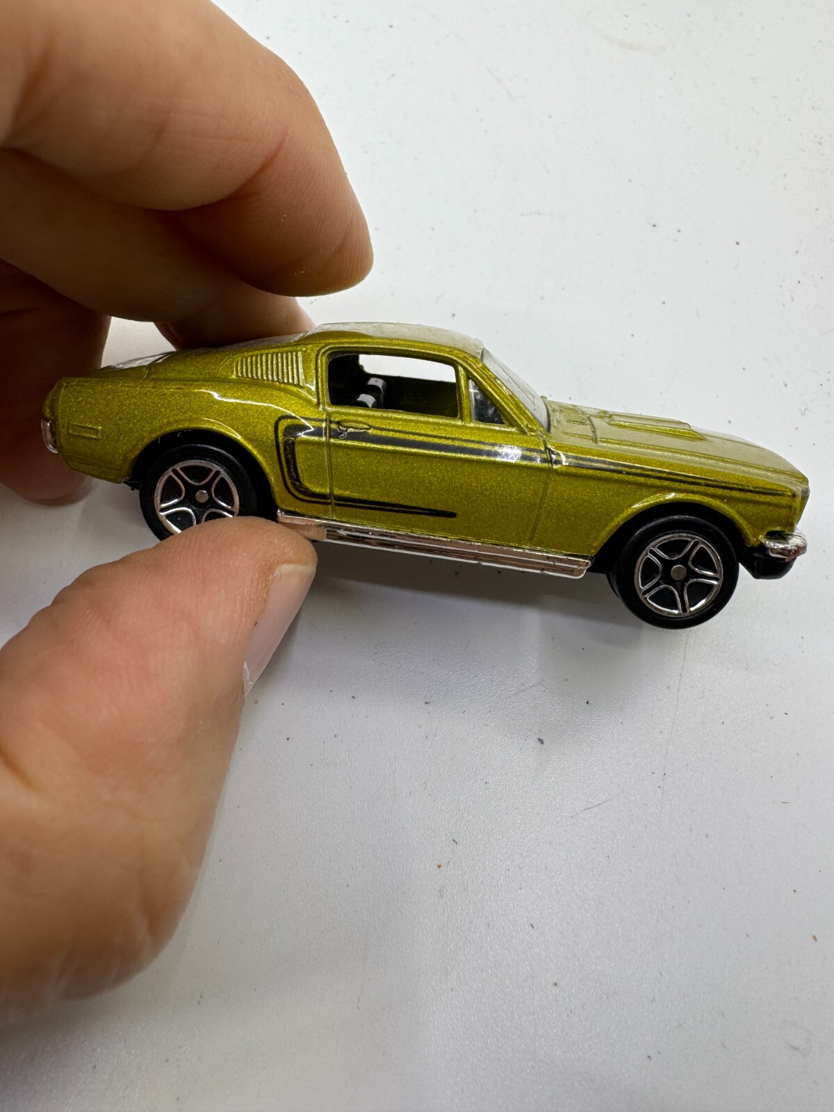 Matchbox 1968 Ford Mustang Cobra Jet Gold 68 CJ 428 Fastback 1967 GT ...