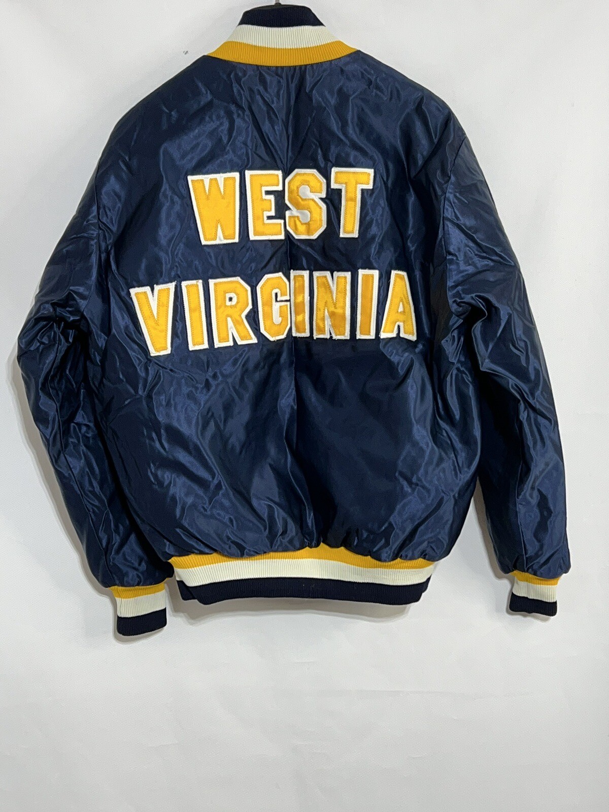 Rare Vintage DeLong Sportswear West Virginia Blue Sat… - Gem