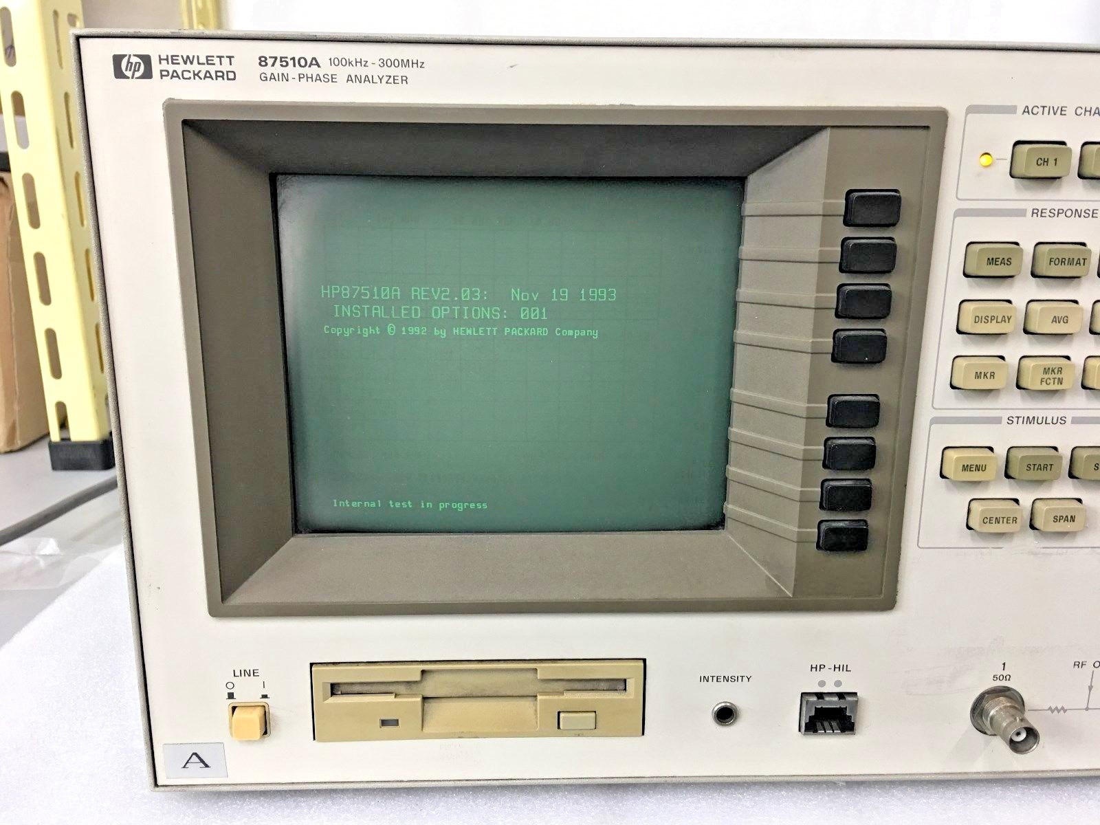 HP / 87510A / Gain-Phase Analyzer / option.001 | eBay