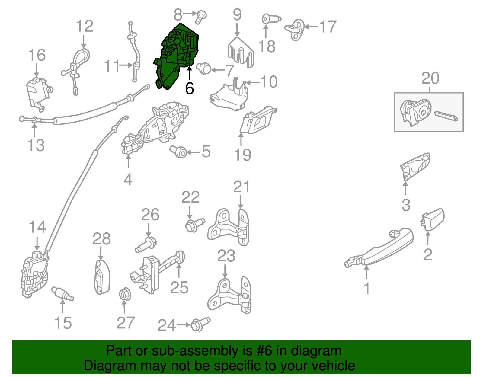 Land Rover Genuine OEM Latch - Front Do LR078729 for sale online | eBay
