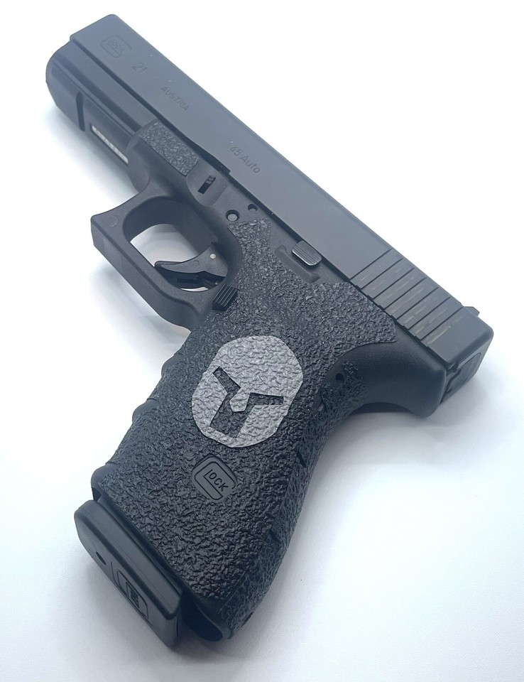 AccuGripp BLACK Glock 20/21 Gen 3 Textured Rubber MOLON LABE KIT Gun ...