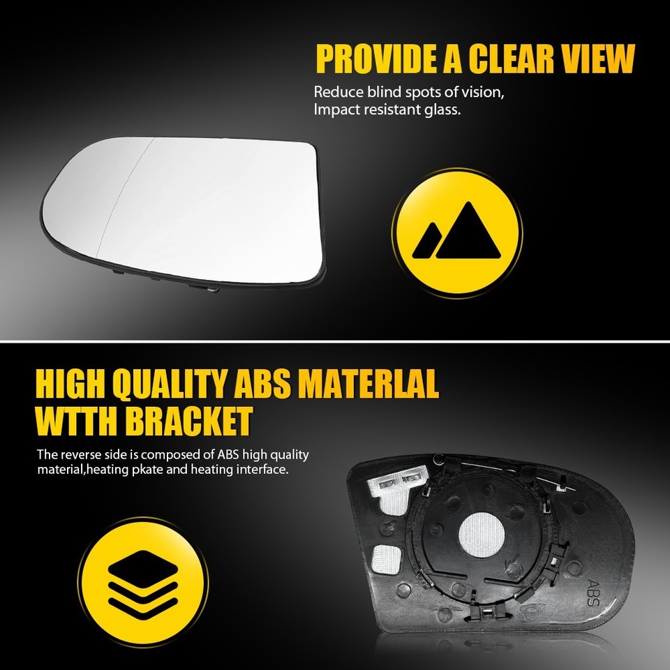 Mirror Glass for Mercedes C230 C240 C280 C320 E320 E350 E500 Right Left ...
