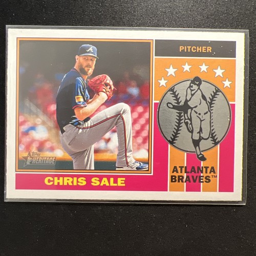 2025 Topps: Heritage-MLB-1976 Player Icons #76PI-19 Chris Sale/ Braves ...