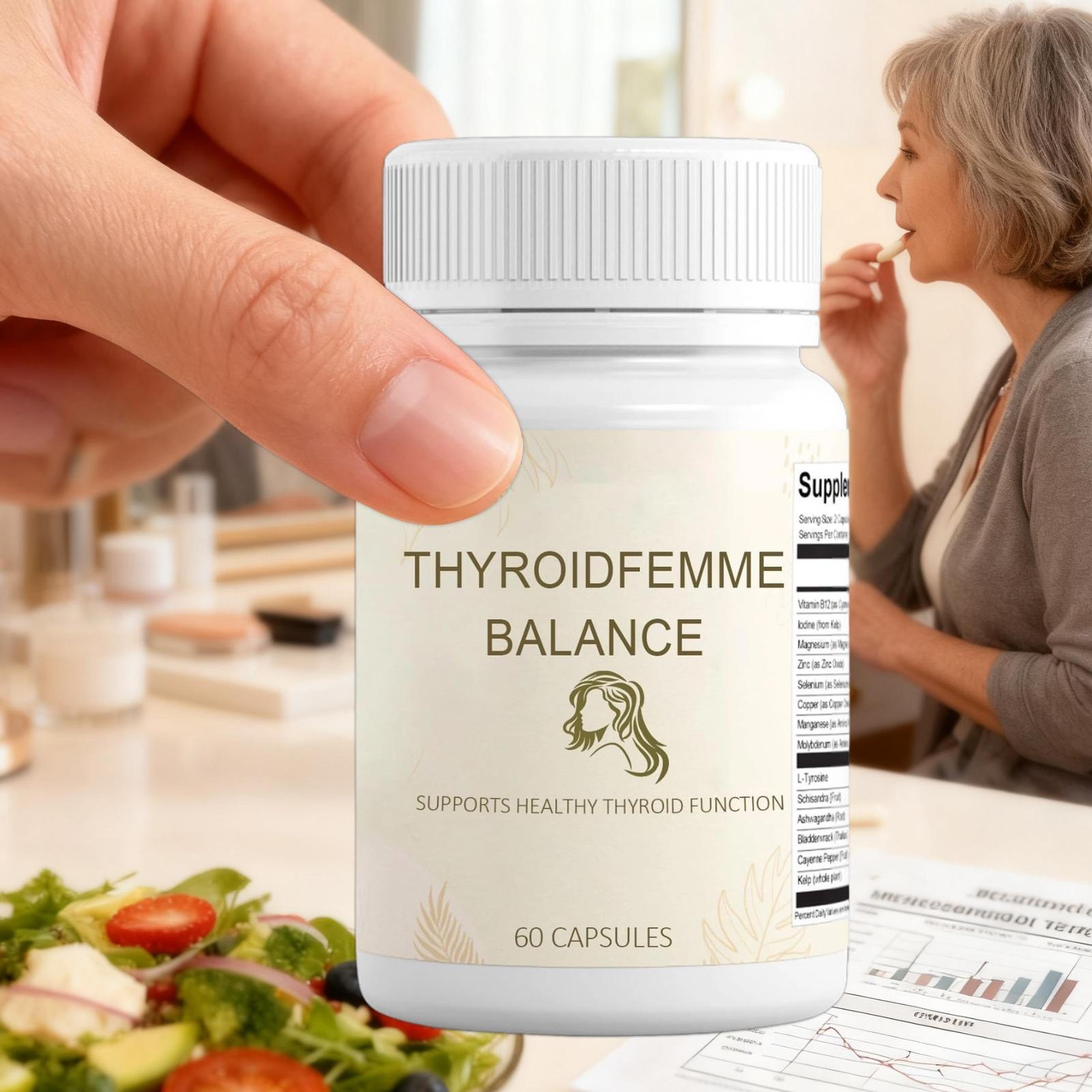 Balance Supplement Thyroidfemme Supports Healthy Metabolism And Natural ...
