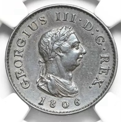 NGC AU GREAT BRITAIN King George III 1806 AD England, 1760-1820 ...