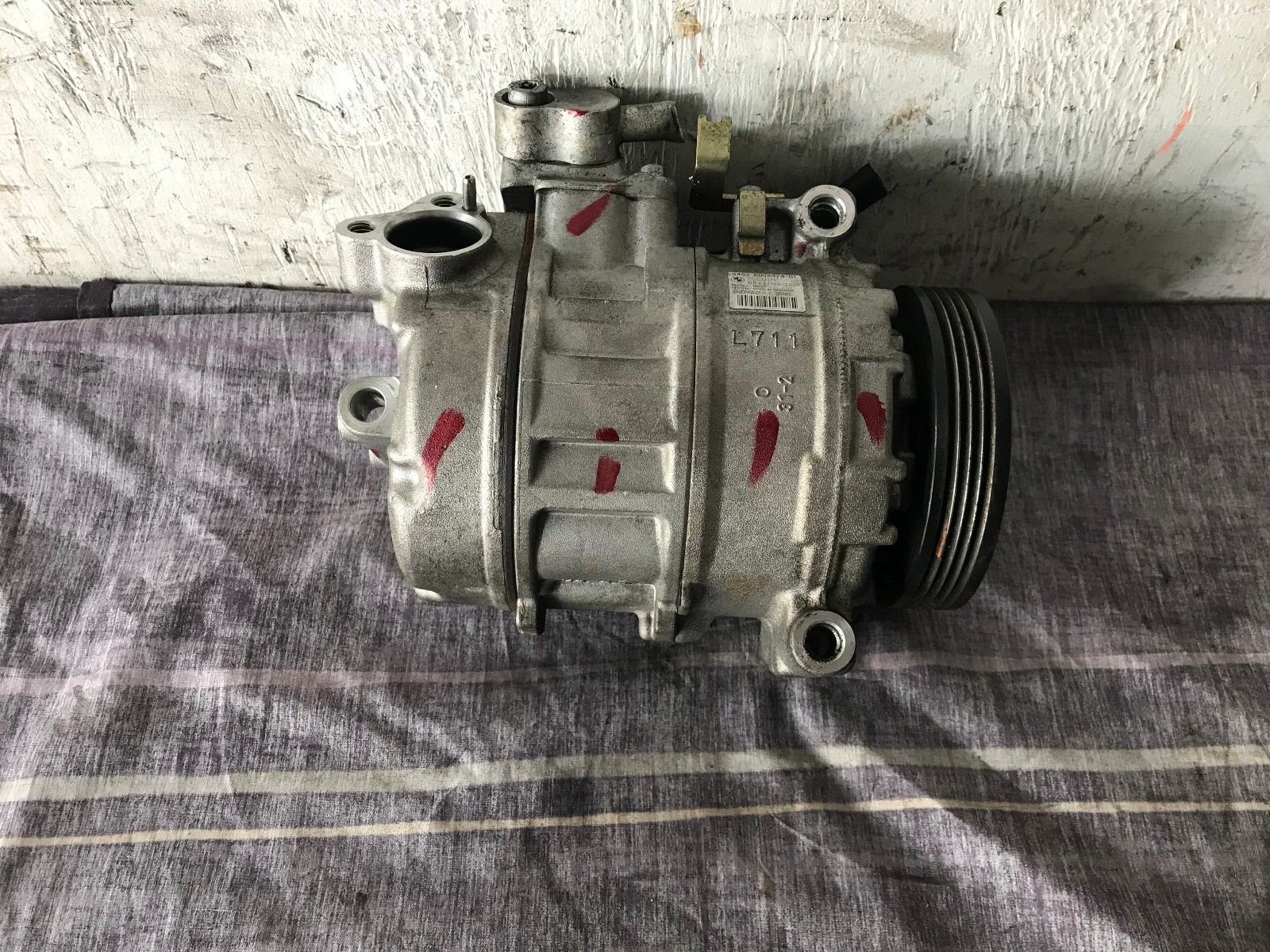2004-2010 BMW E60 E63 645CI 545I ENGINE AIR A/C AC COMPRESSOR PUMP ...