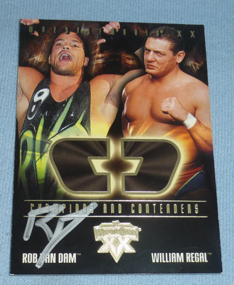 Rob Van Dam RVD Signed 2004 Fleer Wrestlemania XX WWE Champions Card ...