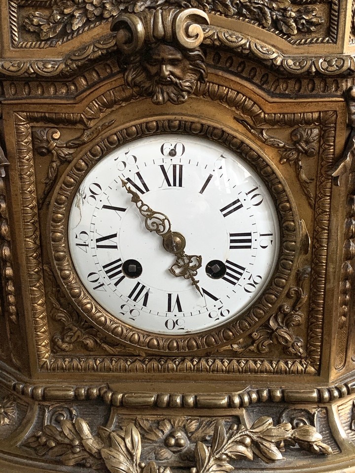 Samuel Marti H&F Paris Antique French Clock | eBay