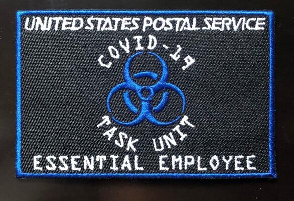Patch, Iron On, USPS, Essential Employee, Postal Service, Mailman | eBay