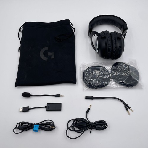 Logitech G Pro X Wired Gaming Headset Black 683193844936| eBay