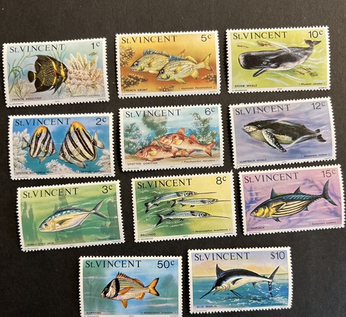 ST VINCENT FISH 1975- SCOTT# 407-416,421,425 - MNH - Excellent ...