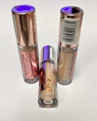 3 PACK REVOLUTION #C2 CONCEAL & DEFINE FULL COVERAGE 0.14 OZ EACH 0.42 ...
