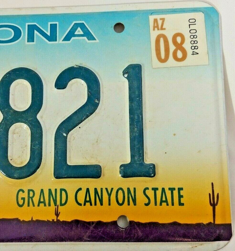 Arizona Grand Canyon State License Plate Mountains Cactus Sunset | eBay